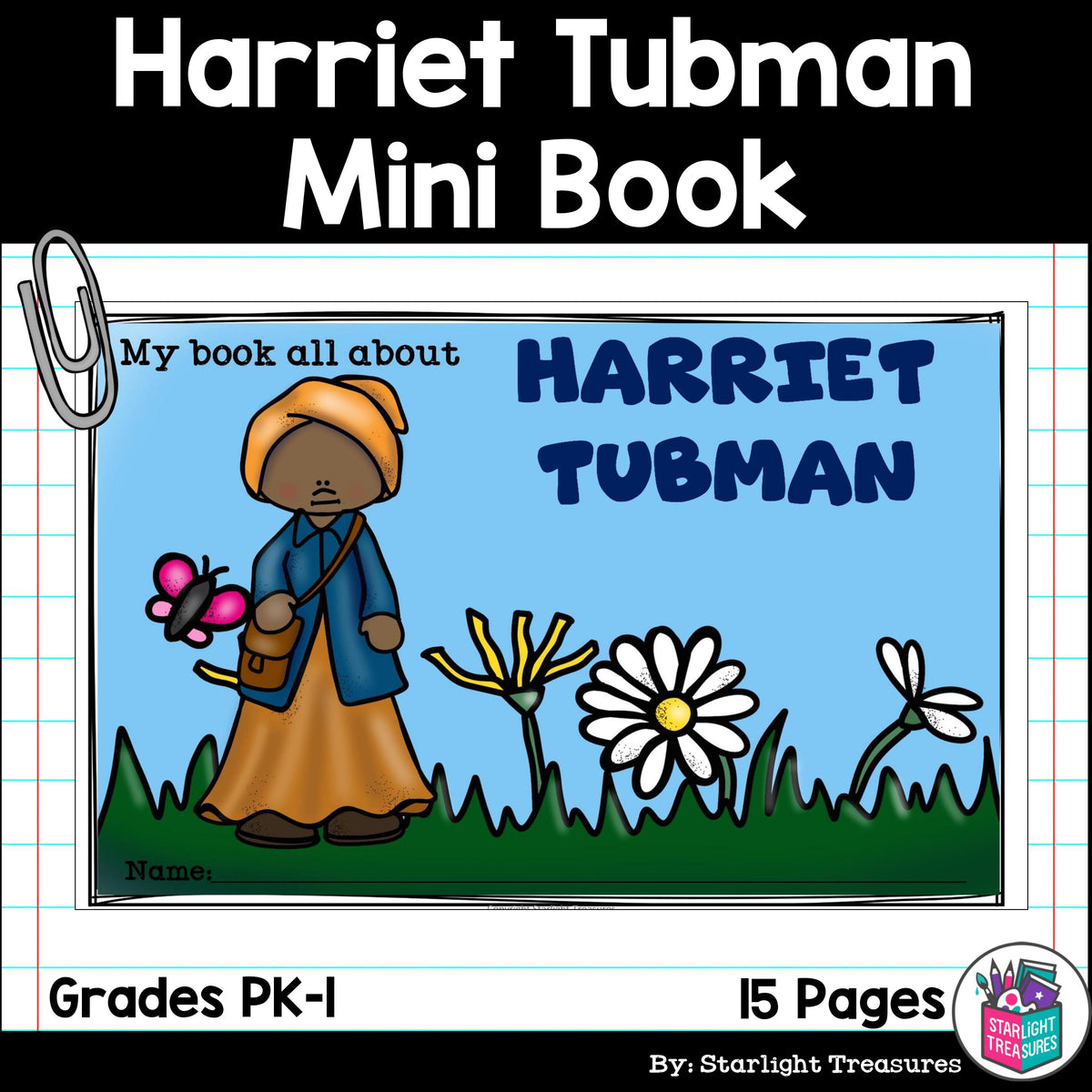 Harriet Tubman Mini Book for Early Readers: Black History Month ...