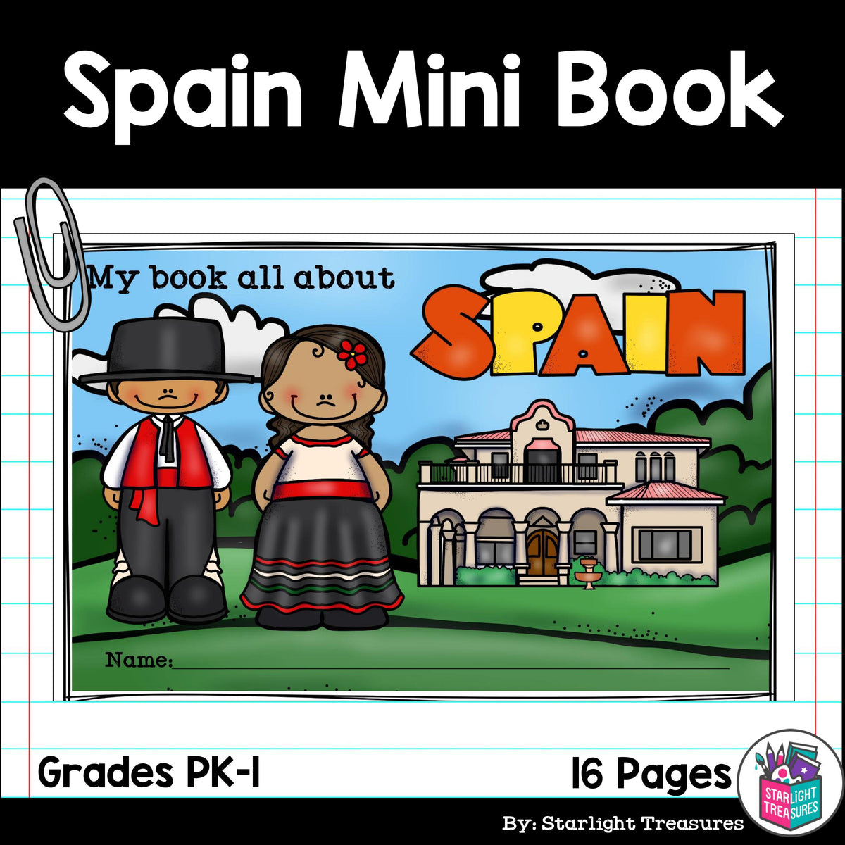 Spain Mini Book for Early Readers - A Country Study – Starlight ...