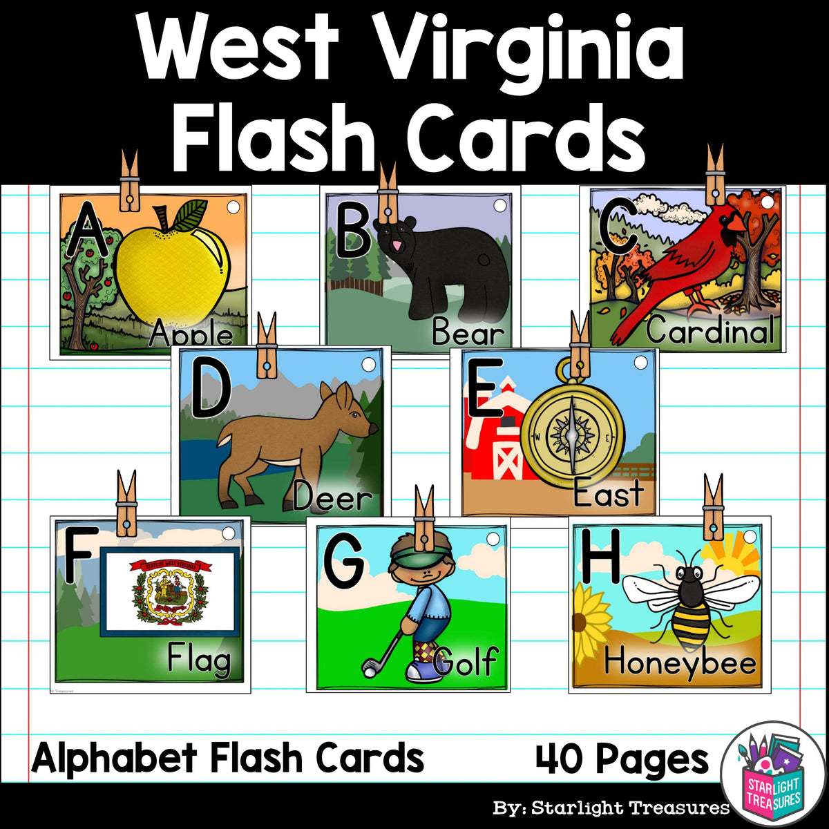 Alphabet Flash Cards for Early Readers - State of West Virginia ...