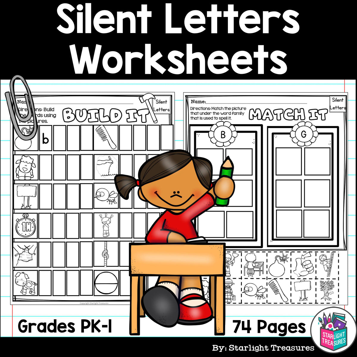 Silent Letters Worksheets and Activities for Early Readers - Phonics ...