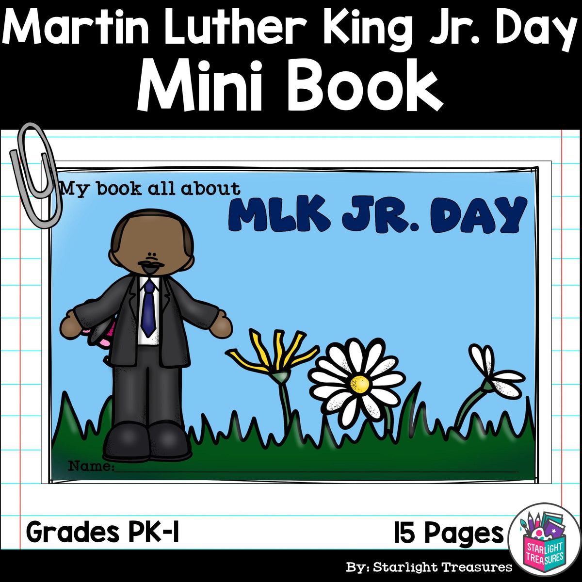 Martin Luther King Jr. Day Mini Book for Early Readers – Starlight ...