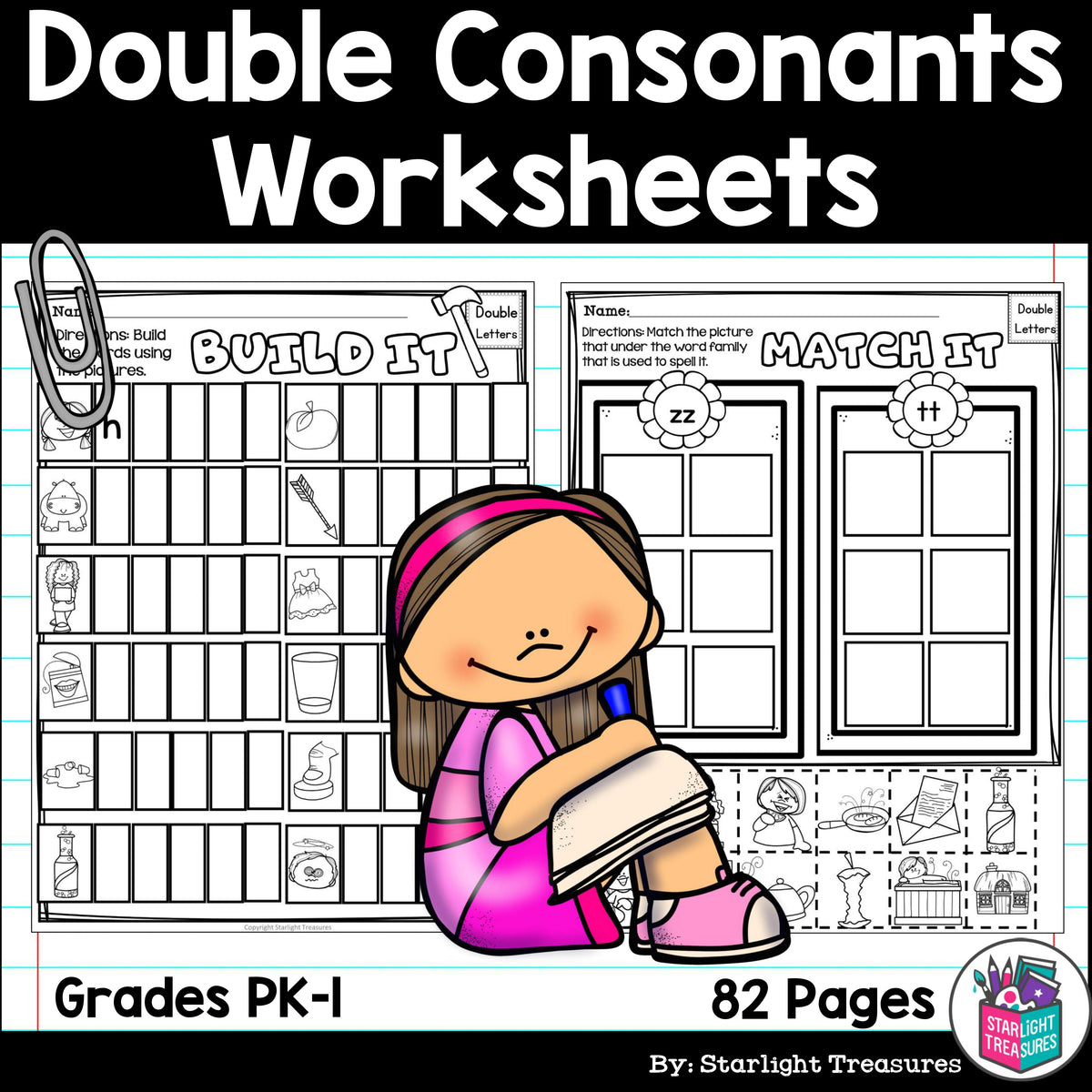 Double Consonants Worksheets and Activities for Early Readers - Phonic ...