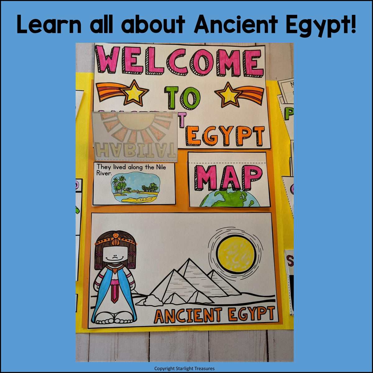 Ancient Egypt Lapbook for Early Learners - Ancient Civilizations – Starlight Treasures LLC