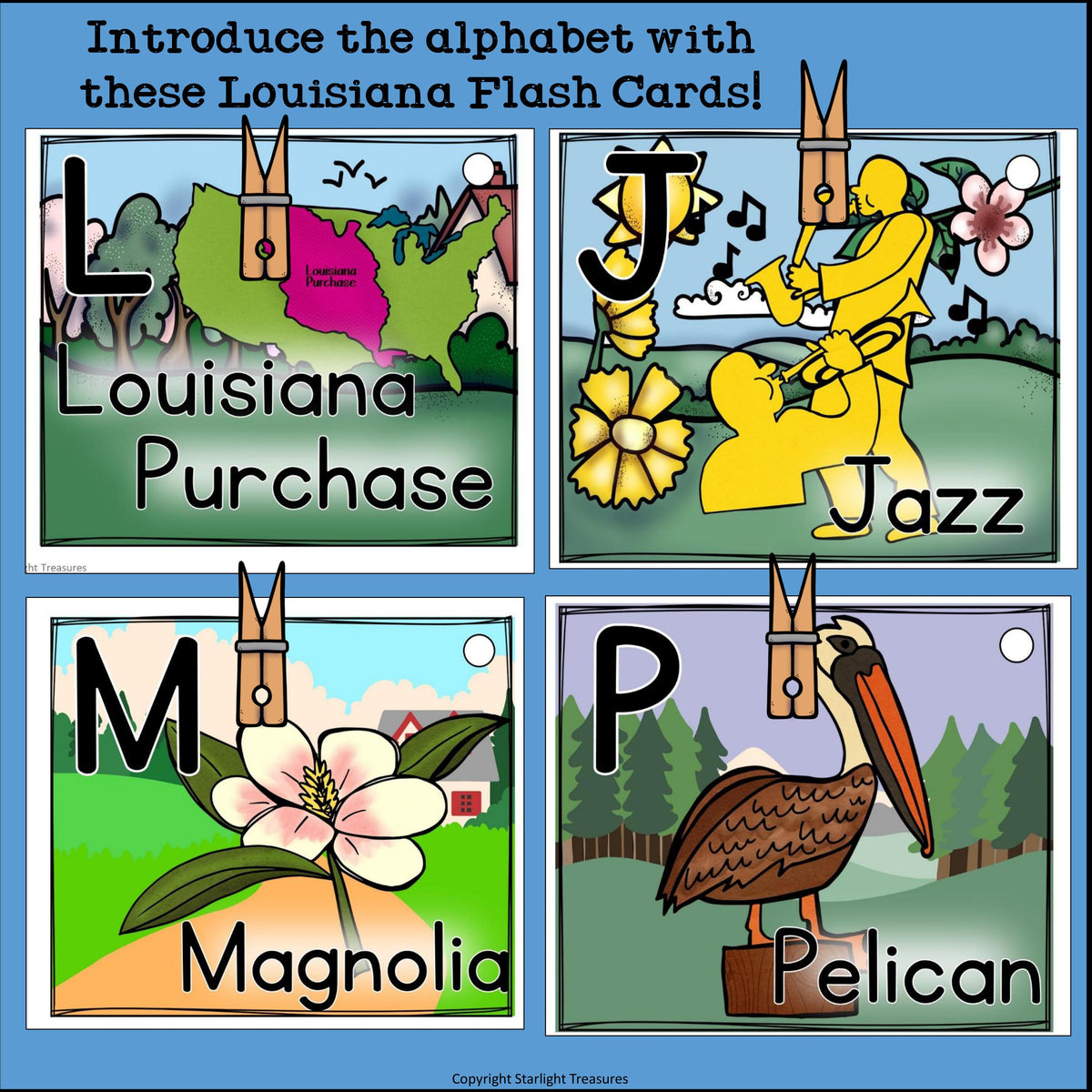 Alphabet Flash Cards for Early Readers - State of Louisiana – Starlight ...