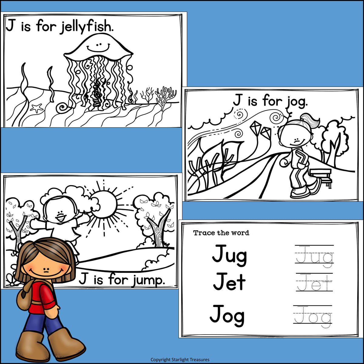 Alphabet Letter of the Week: The Letter J Mini Book – Starlight ...