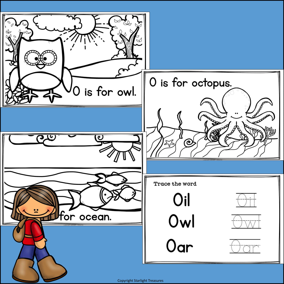 Alphabet Letter of the Week: The Letter O Mini Book – Starlight ...