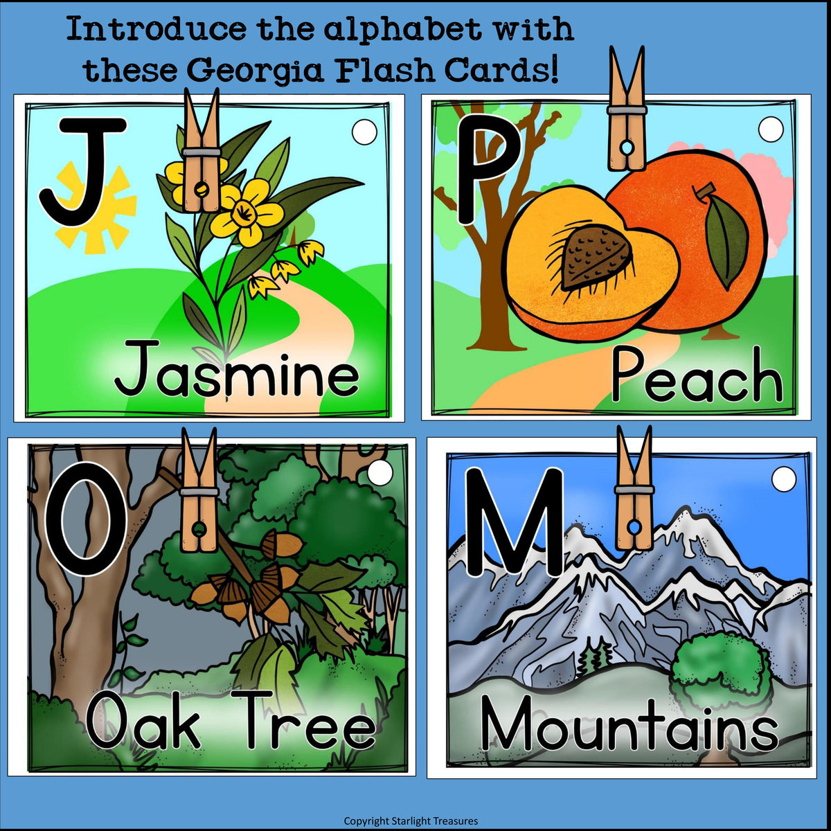 Alphabet Flash Cards for Early Readers - State of Georgia – Starlight ...