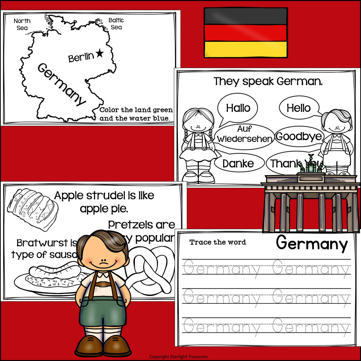 Germany Mini Book for Early Readers - A Country Study – Starlight ...
