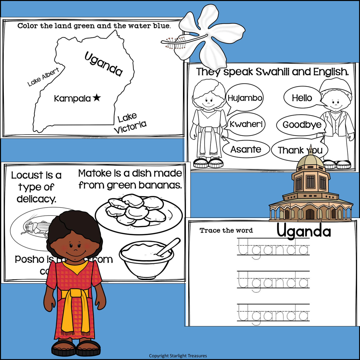 Uganda Mini Book for Early Readers - A Country Study – Starlight ...