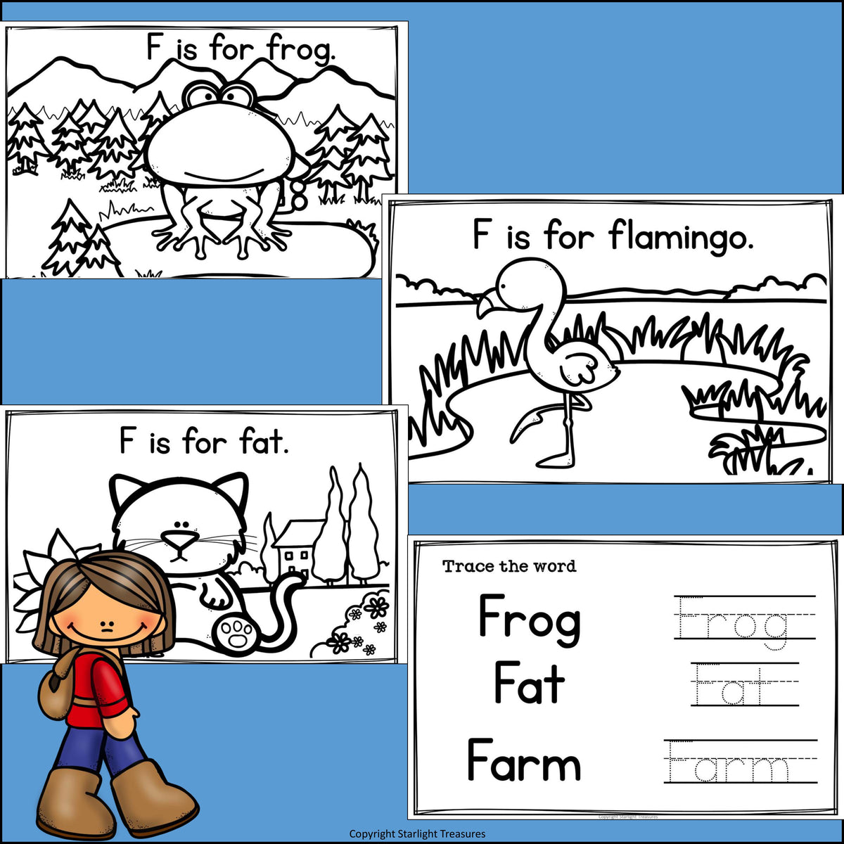 Alphabet Letter of the Week: The Letter F Mini Book – Starlight ...