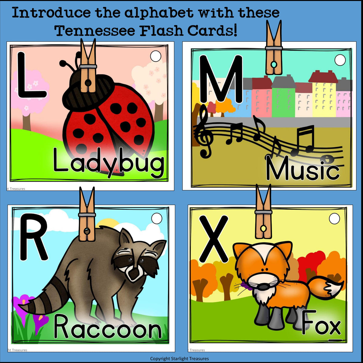 Alphabet Flash Cards for Early Readers - State of Tennessee – Starlight ...