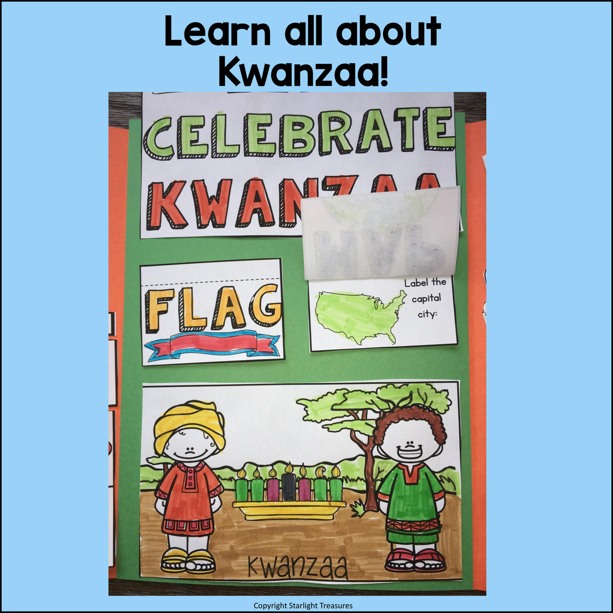Let's Celebrate Kwanzaa Lapbook for Early Learners – Starlight ...