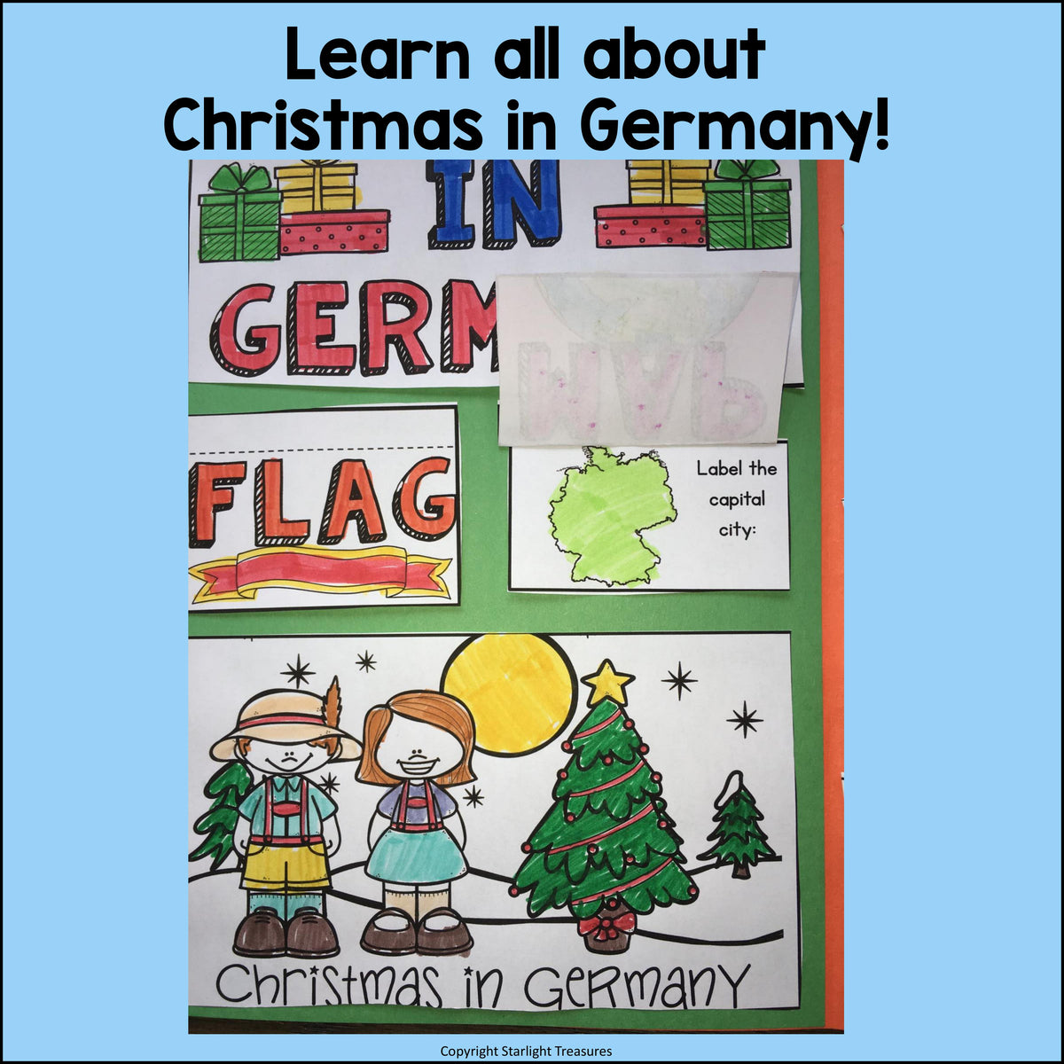 Christmas in Germany Lapbook for Early Learners – Starlight Treasures LLC