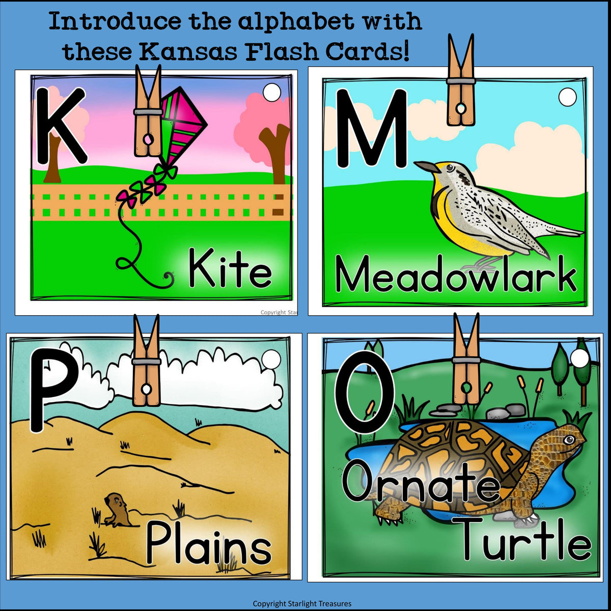Alphabet Flash Cards for Early Readers - State of Kansas – Starlight ...