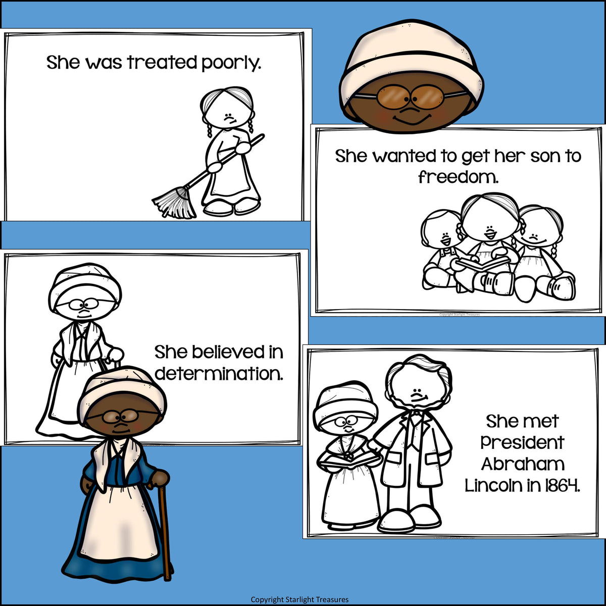 Sojourner Truth Mini Book for Early Readers: Black History Month ...