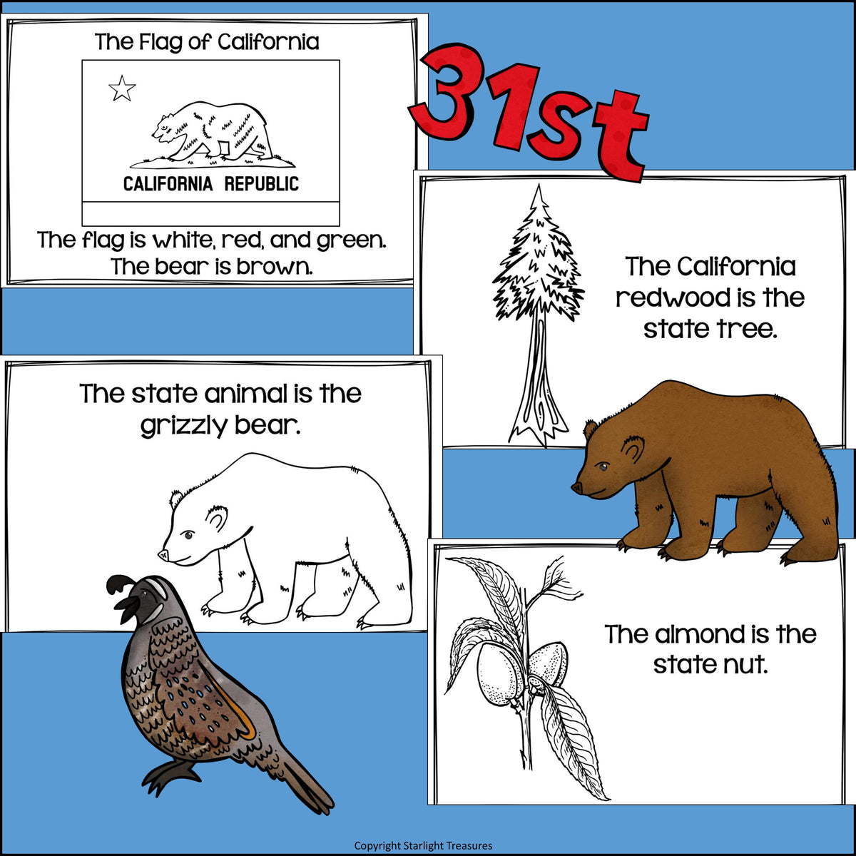 California Mini Book for Early Readers - A State Study – Starlight ...