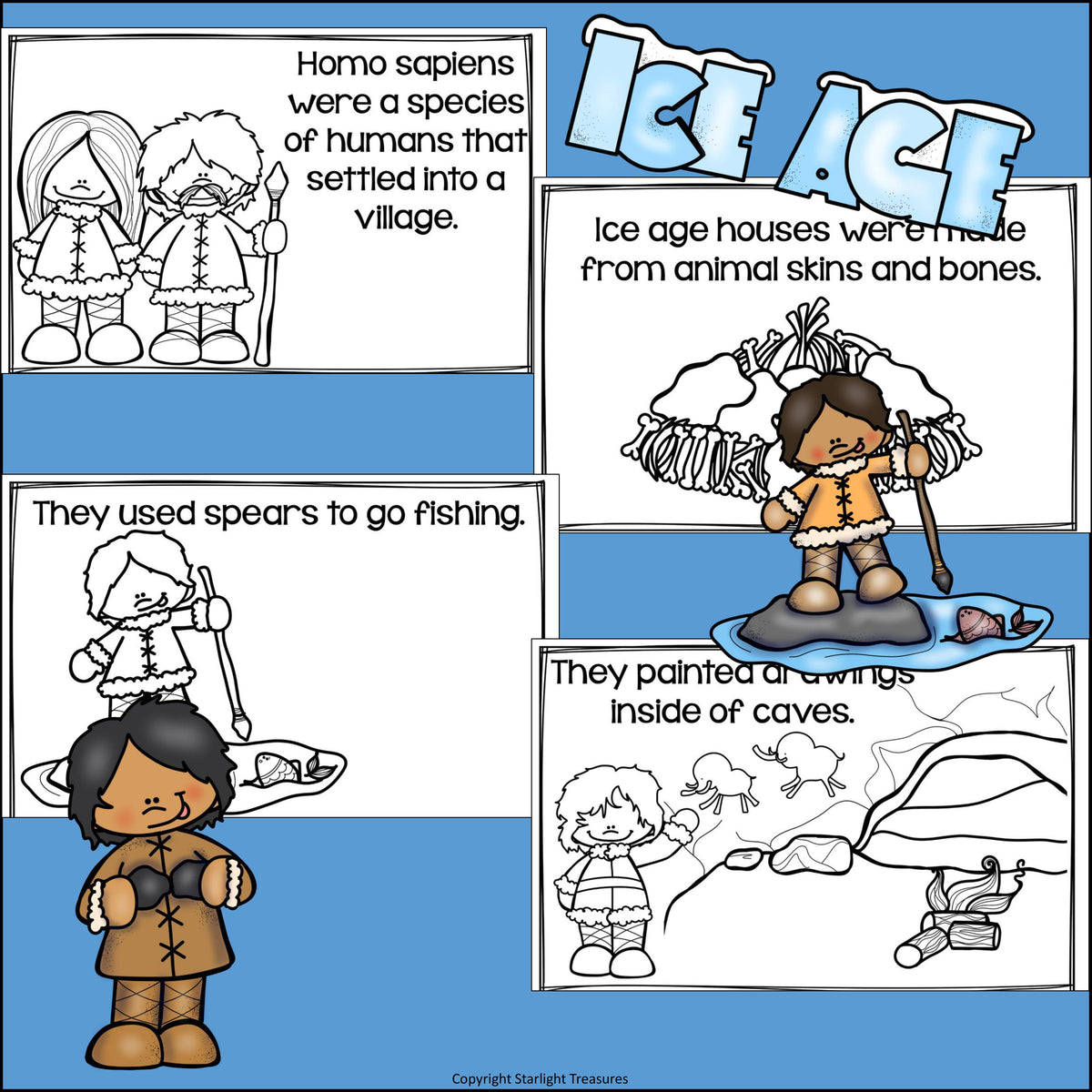 Ice Age Mini Book for Early Readers – Starlight Treasures LLC