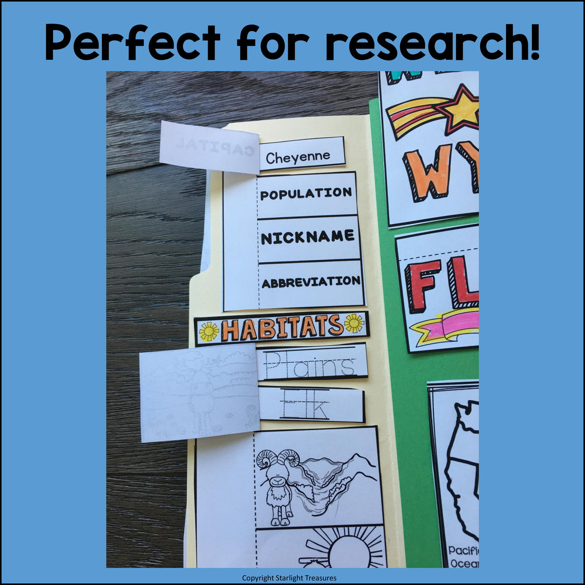 Wyoming Lapbook for Early Learners - A State Study – Starlight ...