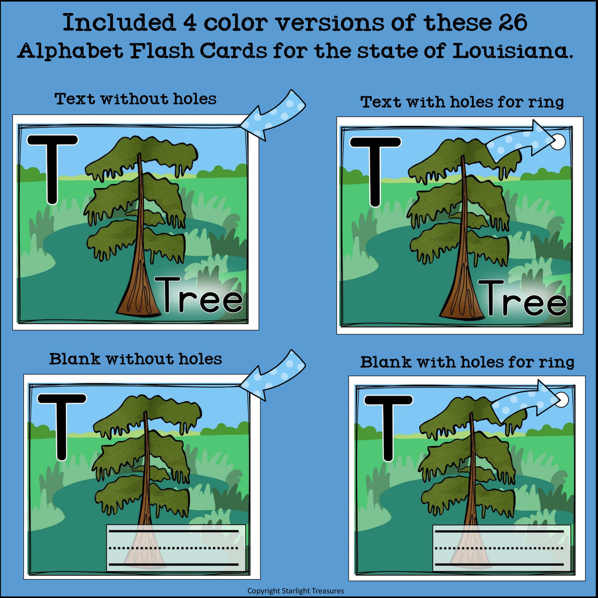 Alphabet Flash Cards for Early Readers - State of Louisiana – Starlight ...