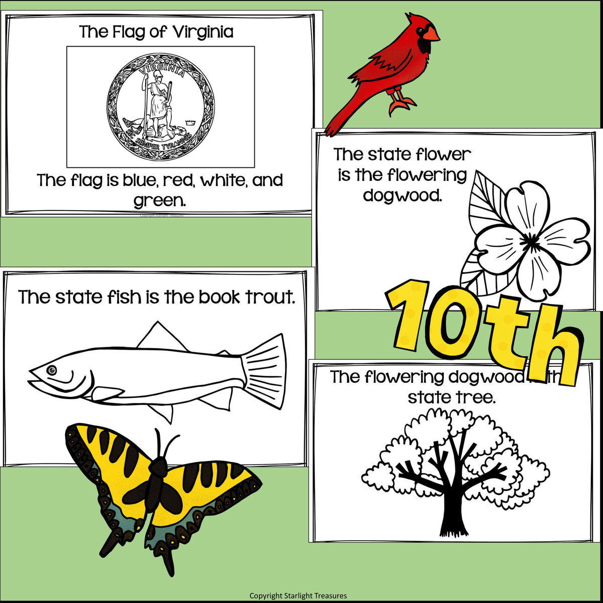 Virginia Mini Book for Early Readers - A State Study – Starlight ...