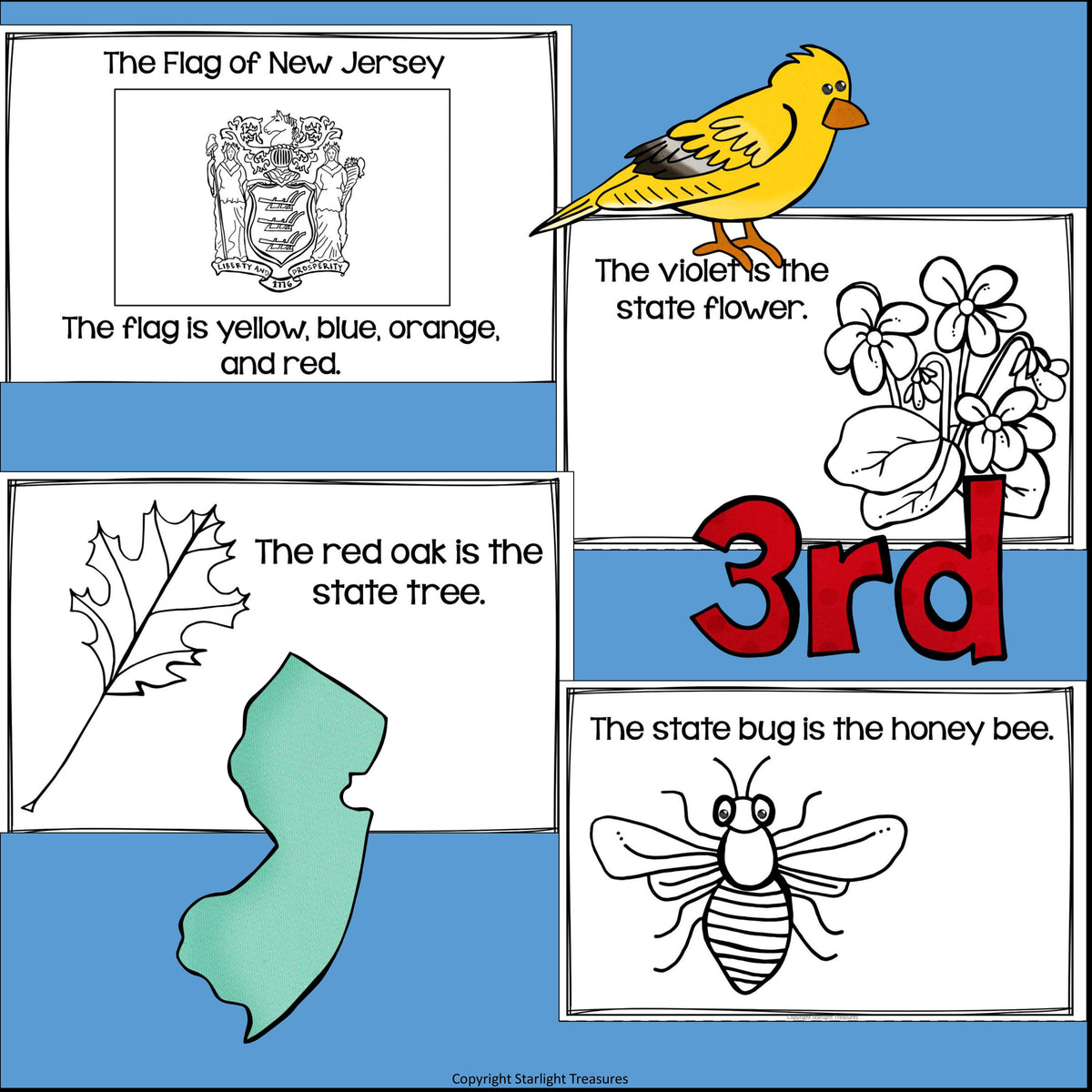 New Jersey Mini Book for Early Readers - A State Study – Starlight ...