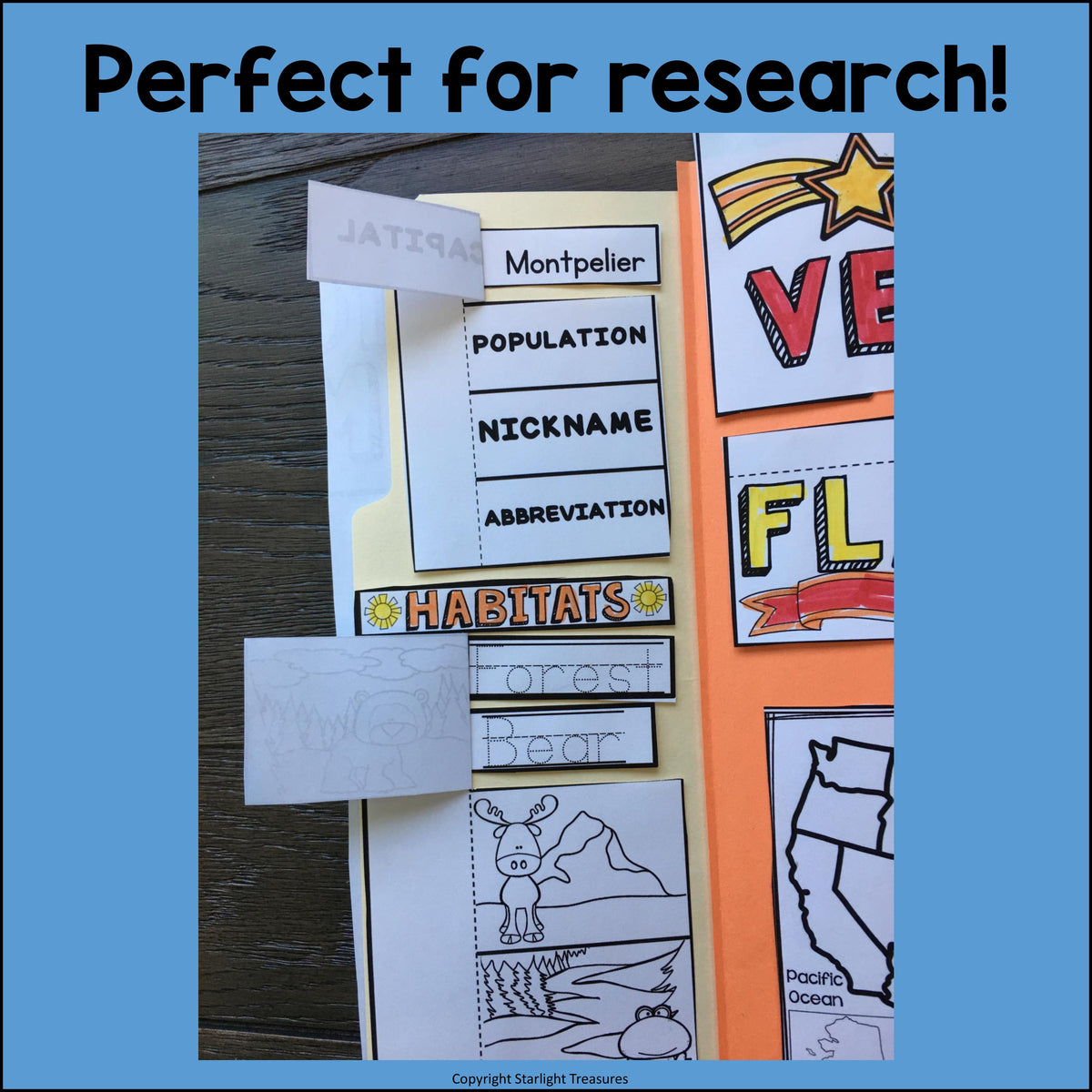 Vermont Lapbook for Early Learners - A State Study – Starlight ...