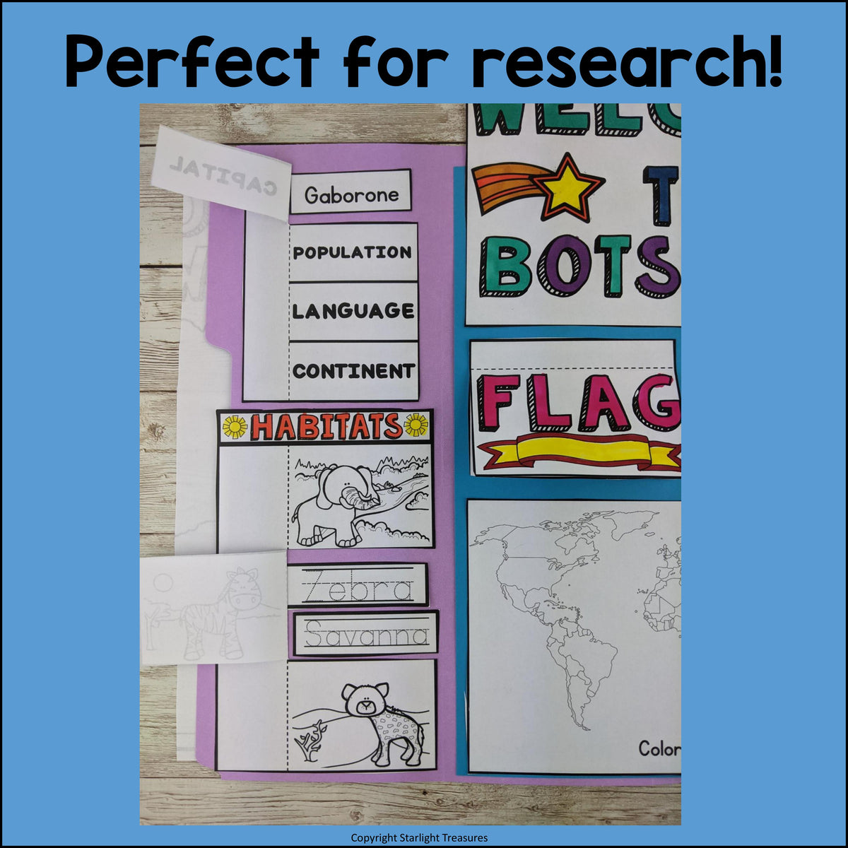 Botswana Lapbook for Early Learners - A Country Study – Starlight ...