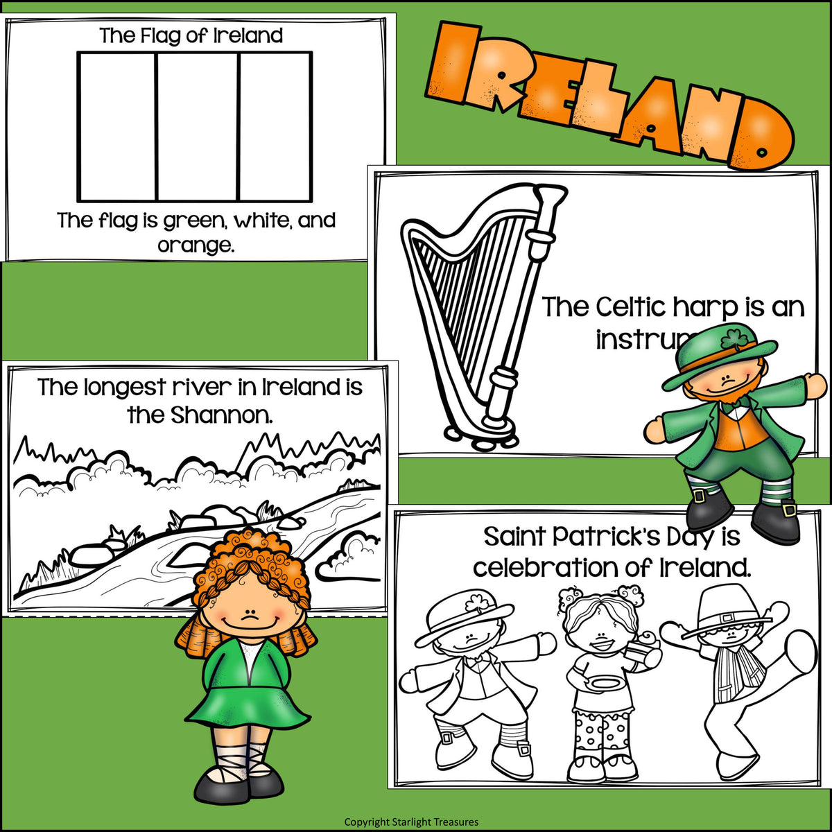 Ireland Mini Book for Early Readers - A Country Study – Starlight ...