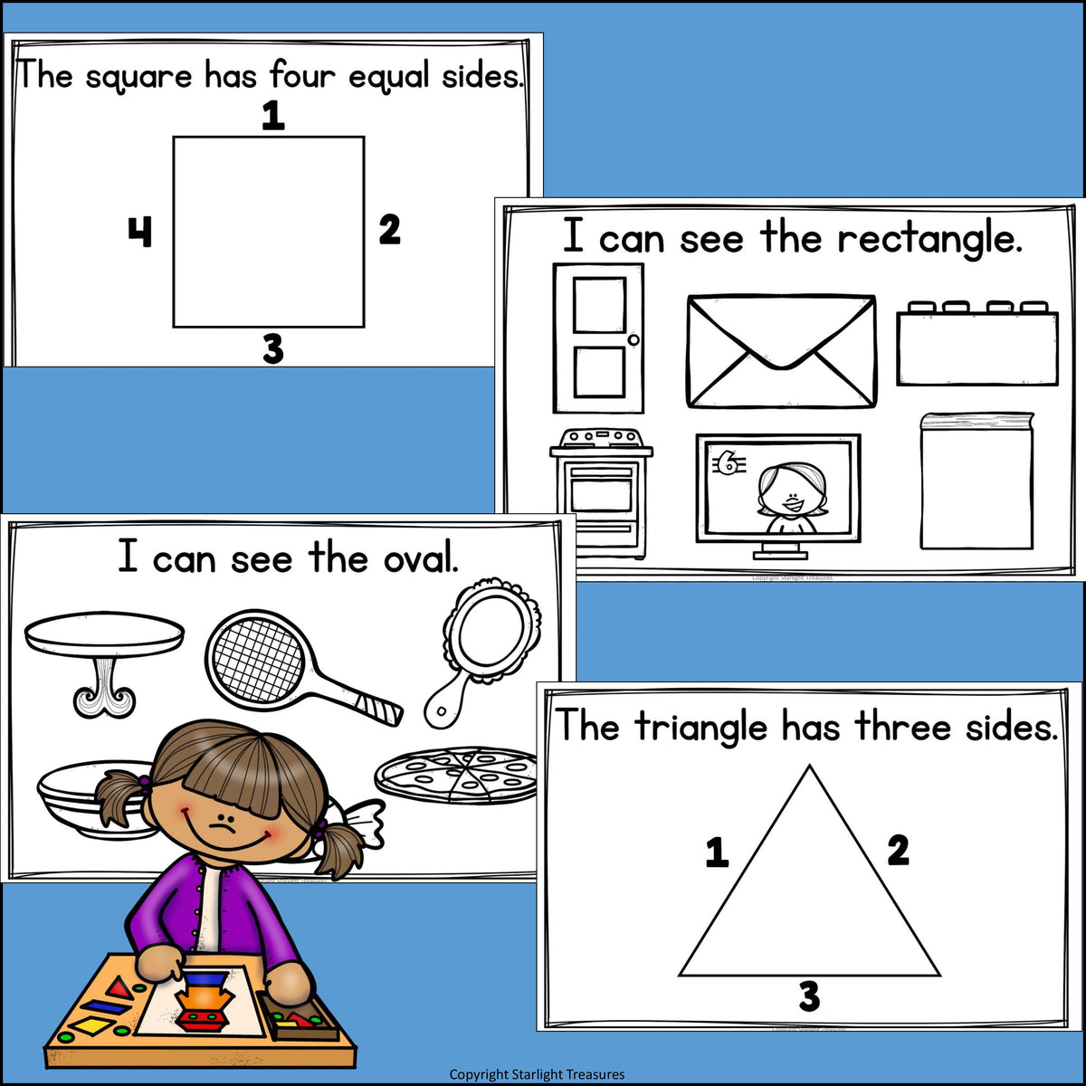 Learn Our Shapes: Shapes Mini Book for Early Readers – Starlight ...