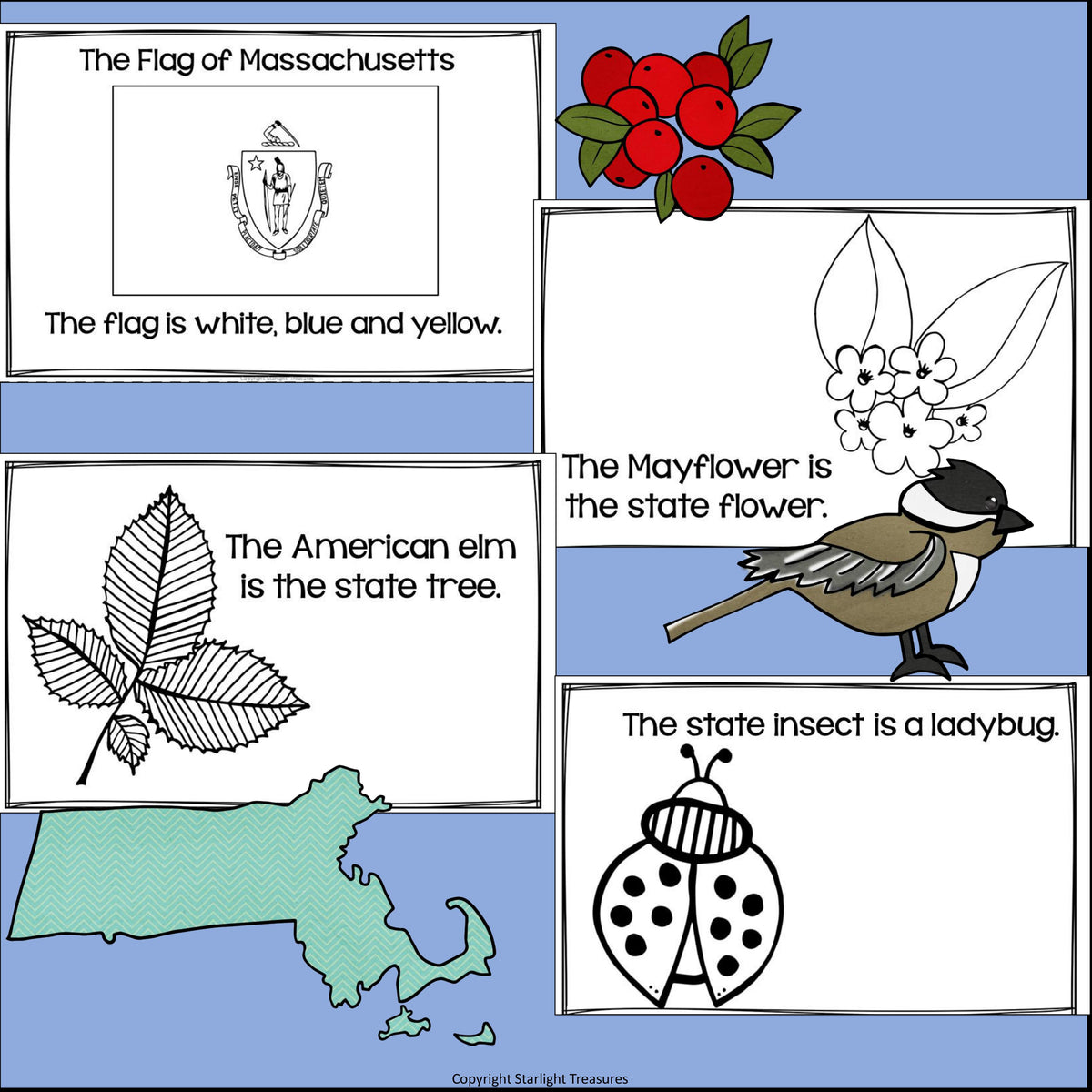 Massachusetts Mini Book for Early Readers - A State Study – Starlight ...