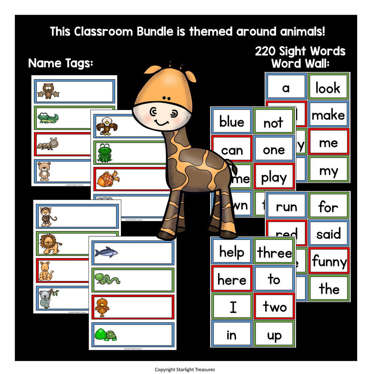 Classroom Decor Pack - Animal Theme – Starlight Treasures LLC