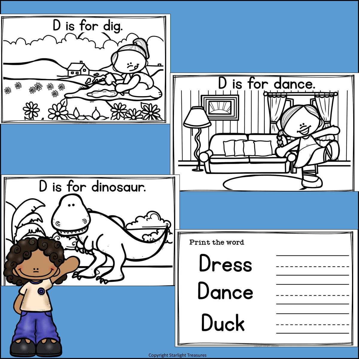Alphabet Letter of the Week: The Letter D Mini Book – Starlight ...