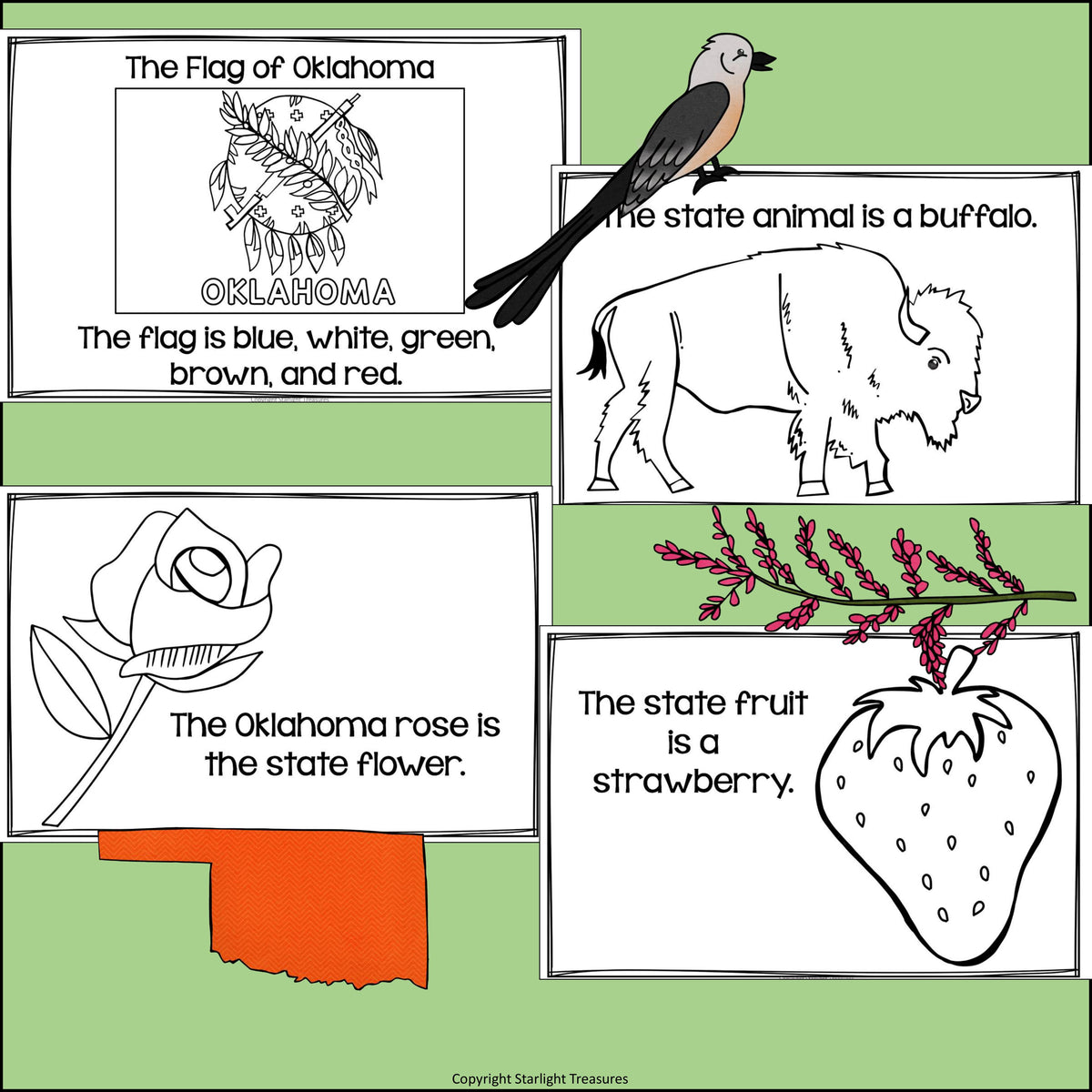Oklahoma Mini Book for Early Readers - A State Study – Starlight ...