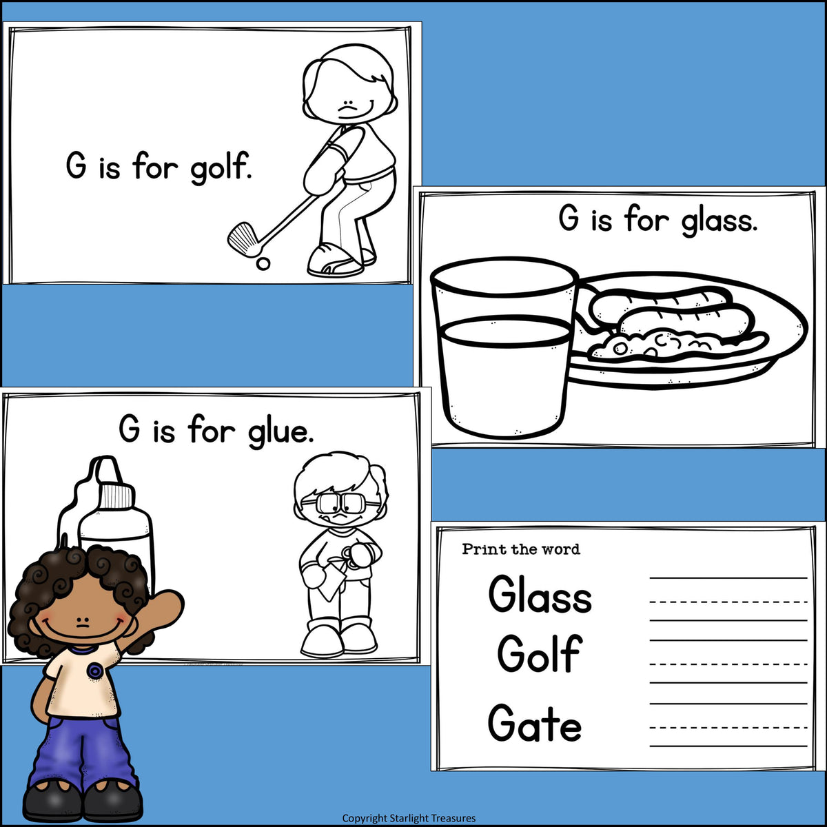 Alphabet Letter of the Week: The Letter G Mini Book – Starlight ...