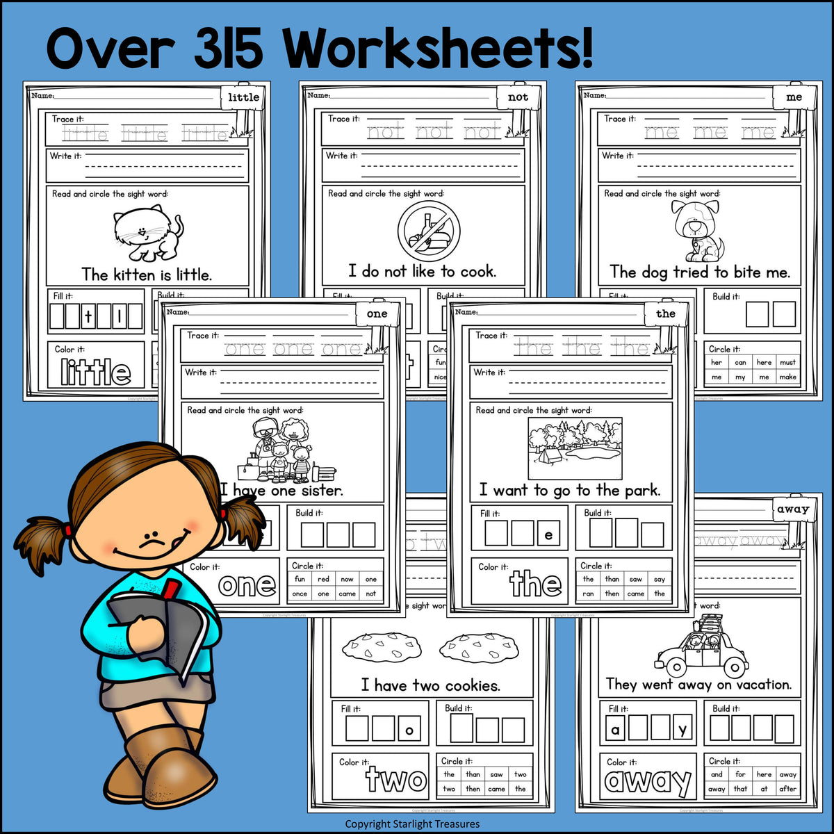 Dolch Sight Words Worksheets and Activities for Early Readers #3 ...