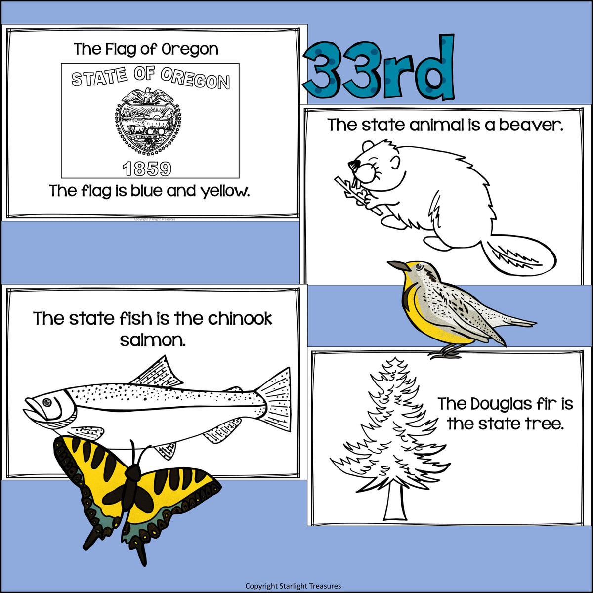 Oregon Mini Book for Early Readers - A State Study – Starlight ...