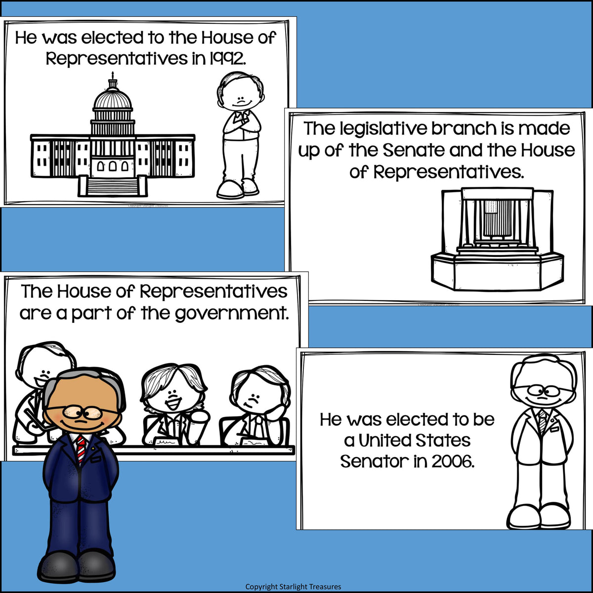 Bob Menendez Mini Book for Early Readers: Hispanic Heritage Month ...