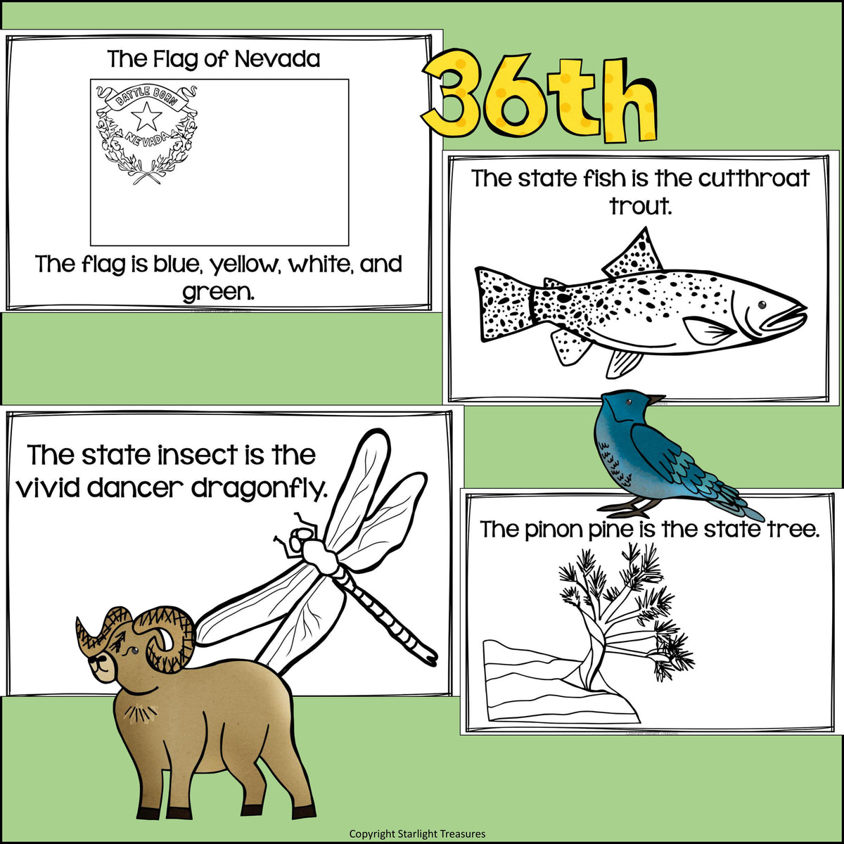 Nevada Mini Book for Early Readers - A State Study – Starlight ...