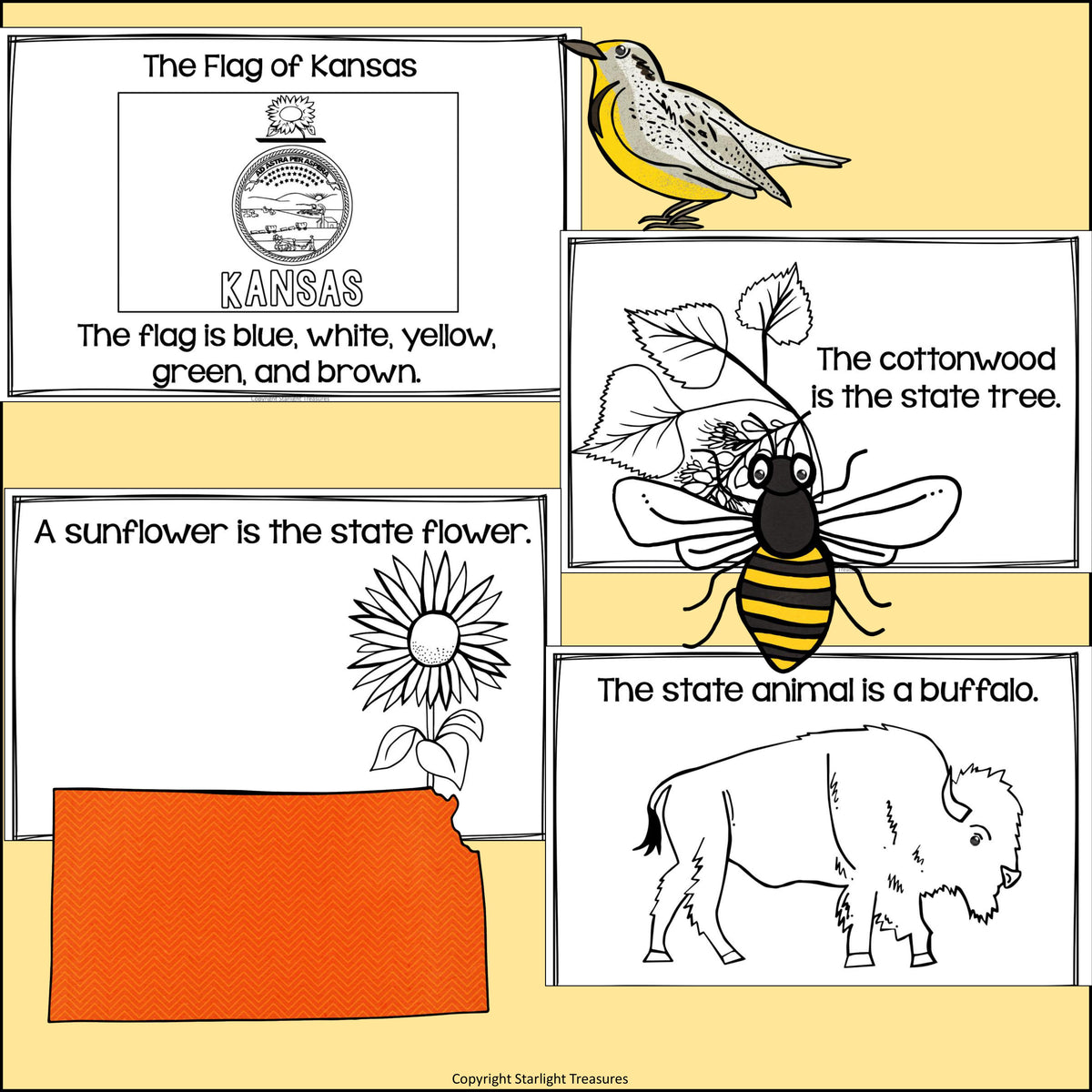Kansas Mini Book for Early Readers - A State Study – Starlight ...