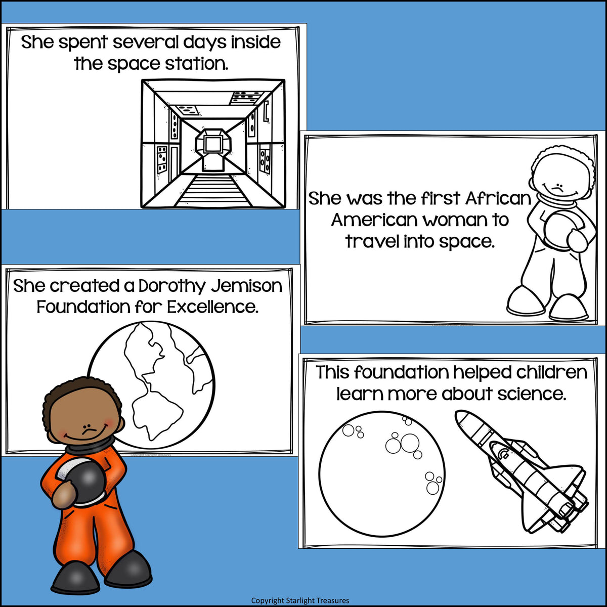 Mae Jemison Mini Book for Early Readers: Black History Month ...