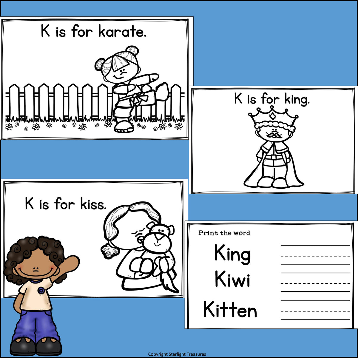 Alphabet Letter of the Week: The Letter K Mini Book – Starlight ...