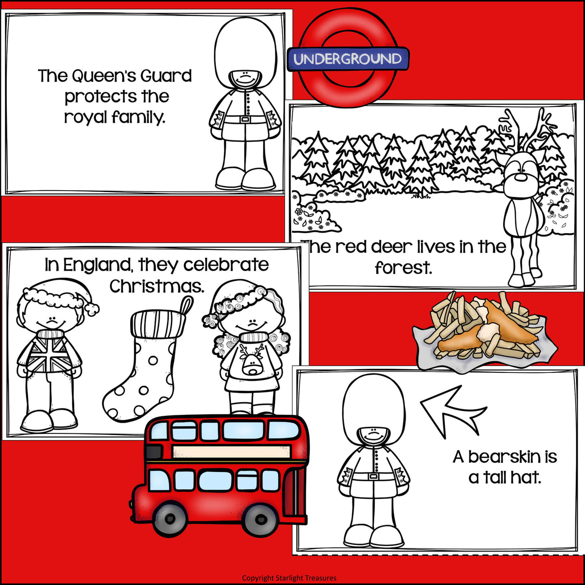 England Mini Book for Early Readers - A Country Study – Starlight ...