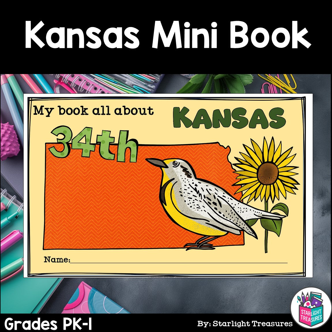 Kansas Mini Book for Early Readers - A State Study – Starlight ...