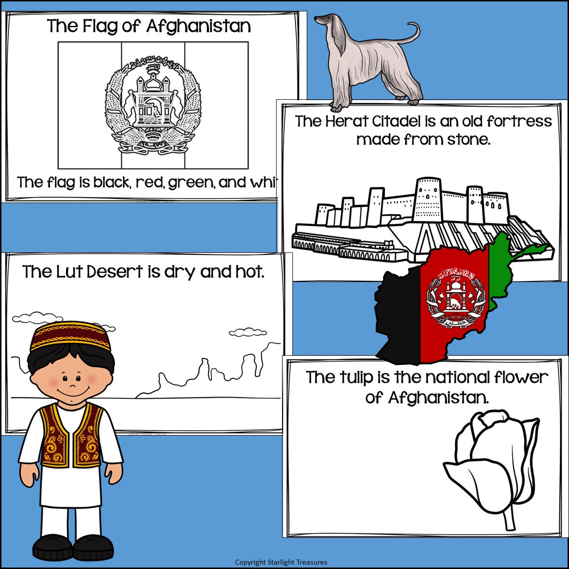 Afghanistan Mini Book for Early Readers - A Country Study – Starlight ...