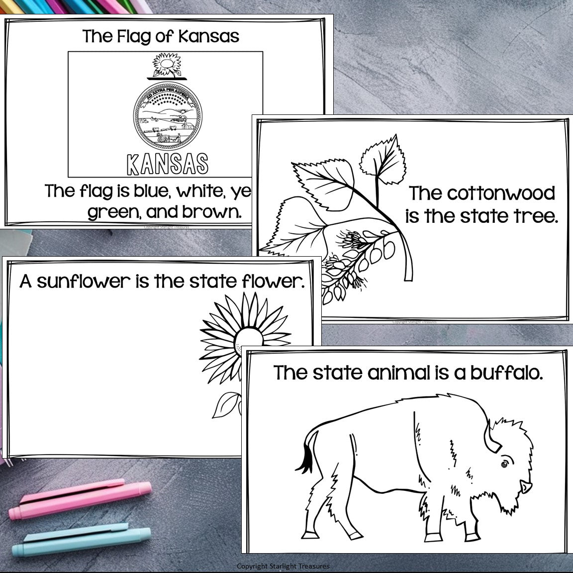 Kansas Mini Book for Early Readers - A State Study – Starlight ...