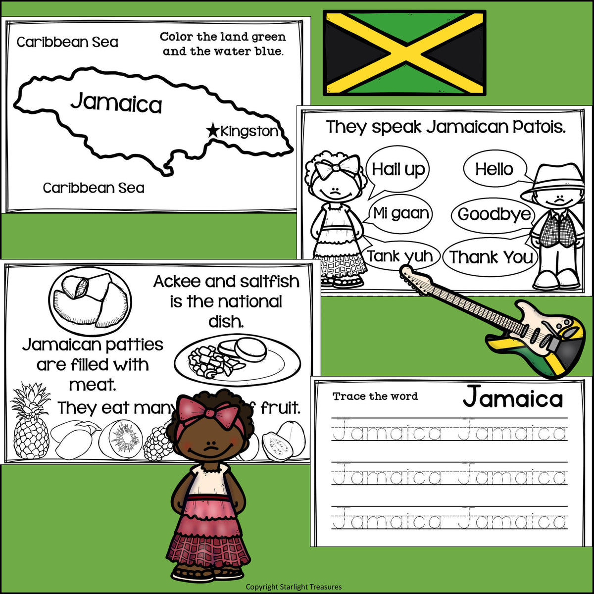 Jamaica Mini Book for Early Readers - A Country Study – Starlight ...