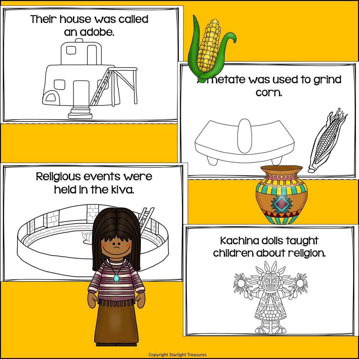 Hopi Tribe Mini Book for Early Readers – Starlight Treasures LLC
