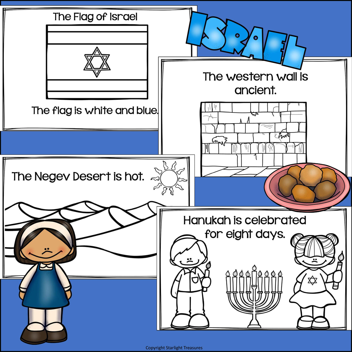 Israel Mini Book for Early Readers - A Country Study – Starlight ...