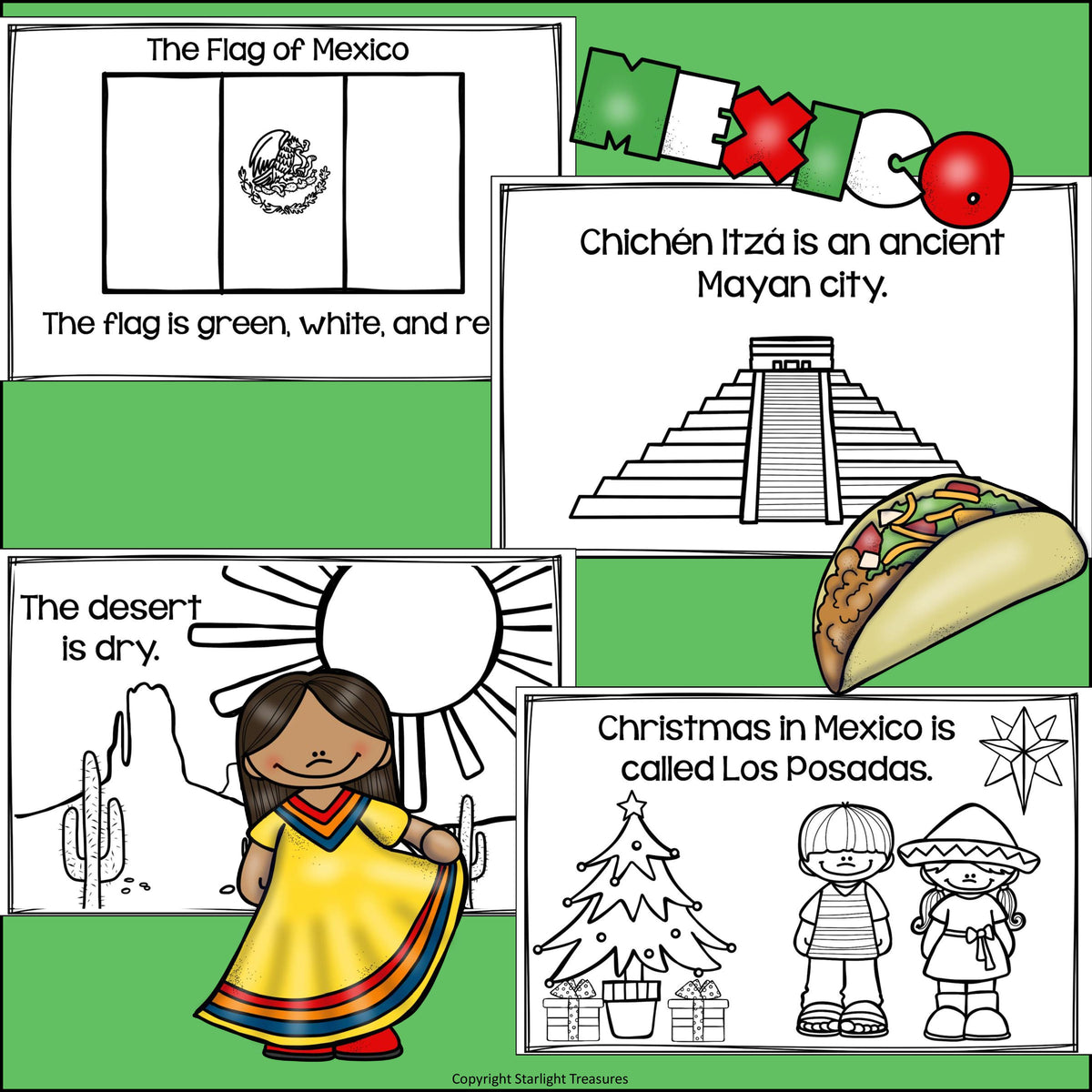 Mexico Mini Book for Early Readers - A Country Study – Starlight ...