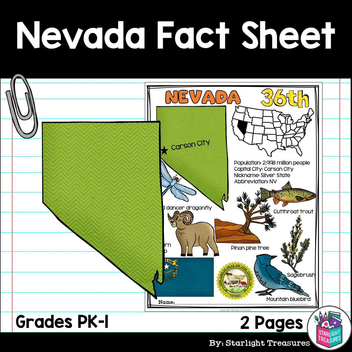 Nevada Fact Sheet - A State Study – Starlight Treasures LLC